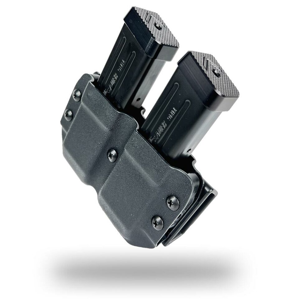 Double Stack 9/40 Dual Magazine Pouch Black | Keystone Concealment