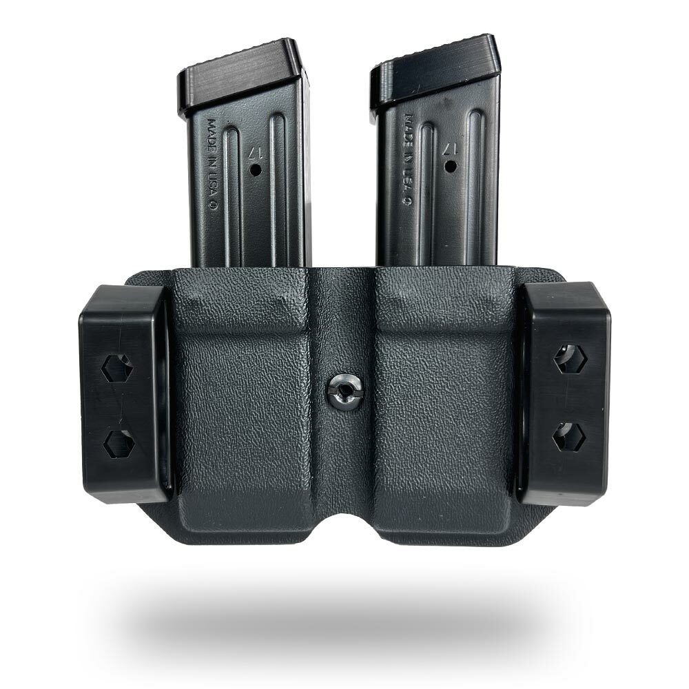 Double Stack 9/40 Dual Magazine Pouch Black | Keystone Concealment