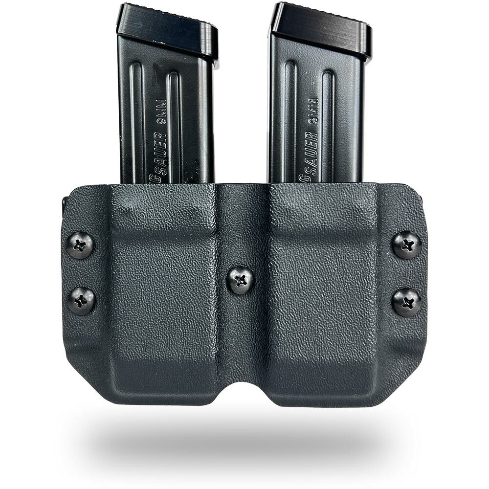 Double Stack 9/40 Dual Magazine Pouch Black | Keystone Concealment
